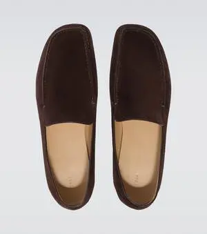 THE ROW Suede Loafers - Brown