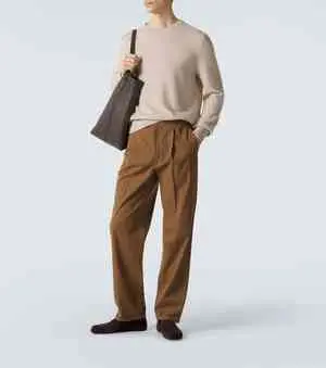 THE ROW Suede Loafers - Brown