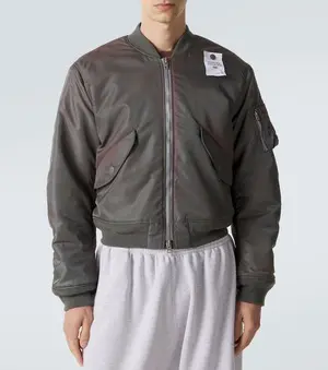 Acne Studios Cropped Bomber Jacket