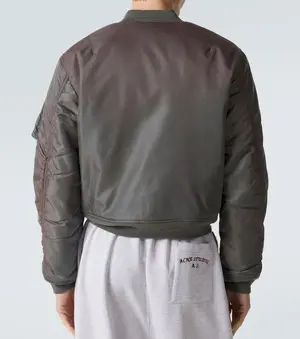 Acne Studios Cropped Bomber Jacket
