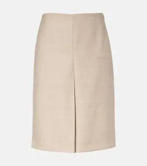 JOSEPH Duggan Virgin Wool Midi Skirt