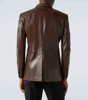 TOM FORD Leather Blazer