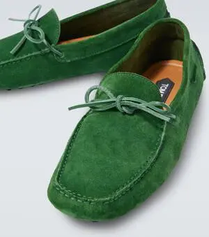 TOM FORD Suede Driving Shoes - Green