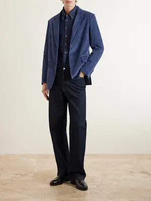Gabriela Hearst Irving Suede-corduroy Blazer