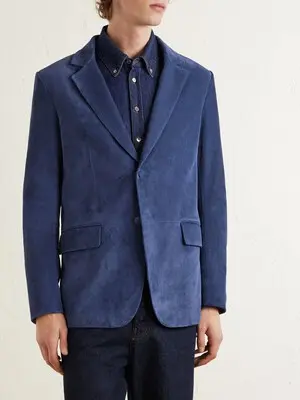 Gabriela Hearst Irving Suede-corduroy Blazer