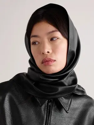 Nour Hammour Leather Headscarf