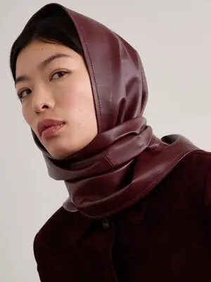 Nour Hammour Leather Headscarf