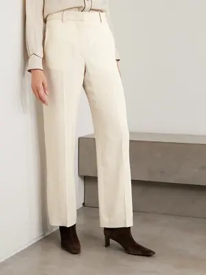 Isabel Marant Noanda Crepe Straight-leg Pants