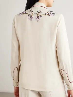 Isabel Marant Yzea Embellished Cady Shirt