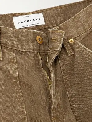 SLVRLAKE Tess Worker Barrel-leg Pants