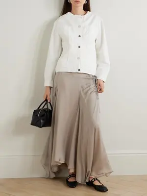 Loulou De Saison Rima Denim Jacket - Neutrals