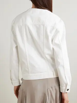 Loulou De Saison Rima Denim Jacket - Neutrals