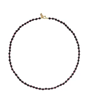 LOREN STEWART Seraphina Agate And Ruby Necklace