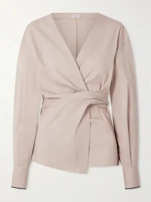 Brunello Cucinelli Draped Blouses