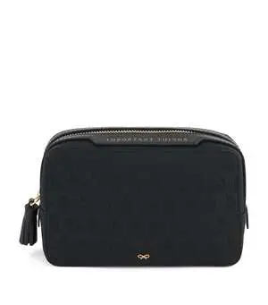 ANYA HINDMARCH Jacquard Logo Important Things Pouch