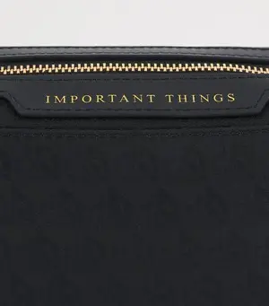 ANYA HINDMARCH Jacquard Logo Important Things Pouch