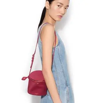 Alaïa Small Suede La Canette Shoulder Bag