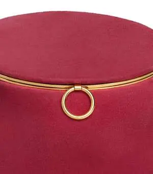 Alaïa Small Suede La Canette Shoulder Bag