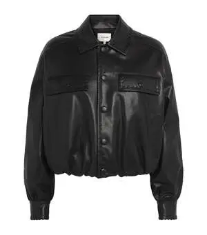 FRAME Bubble Leather Jacket