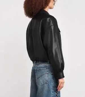 FRAME Bubble Leather Jacket