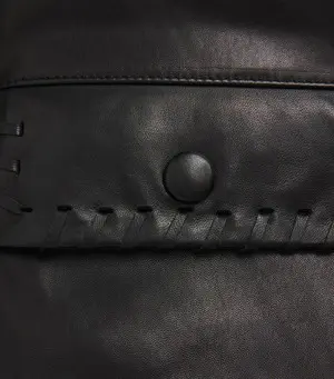 FRAME Bubble Leather Jacket