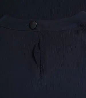 NOMADISSEM Silk Shirred Top