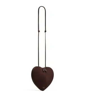 Alaïa Le Coeur Suede Shoulder Bag