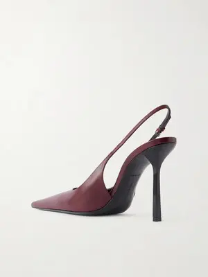 Victoria Beckham Leather Slingback Pumps