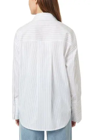 Habitual Oversized Stripe Poplin Shirt
