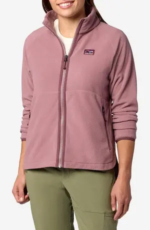 MARMOT Upward Front Zip Fleece Jacket - Light Mauve