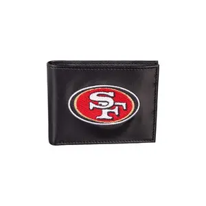 EVERGREEN ENTERPRISES San Francisco 49ers Synthetic Leather Embroidered Bifold Wallet