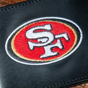 EVERGREEN ENTERPRISES San Francisco 49ers Synthetic Leather Embroidered Bifold Wallet