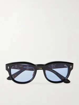 JACQUES MARIE MAGE Dr. Dream Round-frame Sunglasses - Black