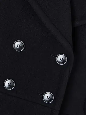 Alaïa Double-breasted Wool-blend Peplum Coat