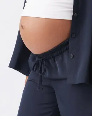 RIPE MATERNITY Tamara Satin Pull-on Pant