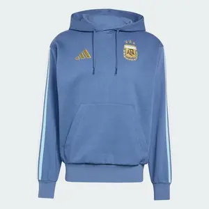 Adidas Argentina National Team Fifa World Cup Alphaskin Fleece Hoodie By - Blue
