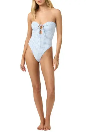 O'Neill Plaid One-piece Swimsuit