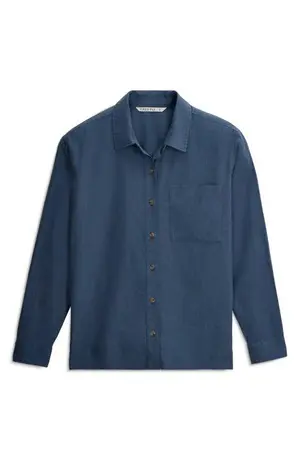 FREE FLY Sullivan Button-up Shirt - Pacific Blue
