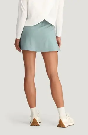 FREE FLY Driftlight Drawstring Mini Skirt - Ocean Mist