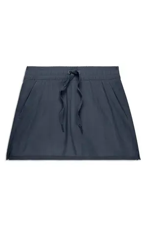 FREE FLY Driftlight Drawstring Mini Skirt - Storm Cloud