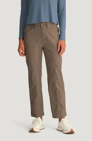 FREE FLY Topogrid Water Resistant Pants - Fossil