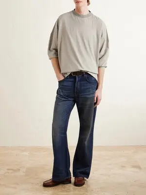 Jacquemus Paneled Cotton-jersey T-shirt