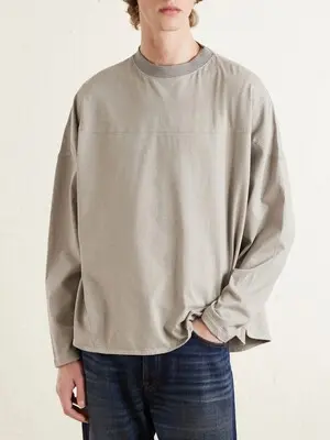 Jacquemus Paneled Cotton-jersey T-shirt