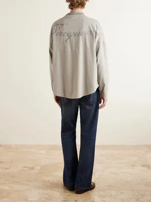 Jacquemus Paneled Cotton-jersey T-shirt