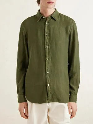 Boglioli Linen Shirt - Green