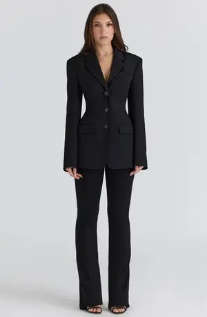 House Of Cb Luella Hourglass Crepe Jacket
