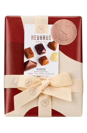NEUHAUS Valentine Ballotin Classic 10-piece Chocolate Box - Red