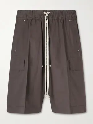 Rick Owens Straight-leg Cargo Shorts - Gray