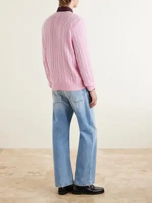 Polo Ralph Lauren Cable-knit Cashmere Sweater - Pink