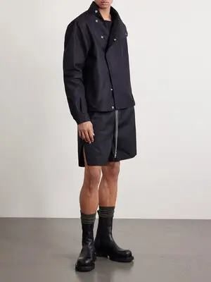 Rick Owens Cotton-blend Canvas Jacket - Black
